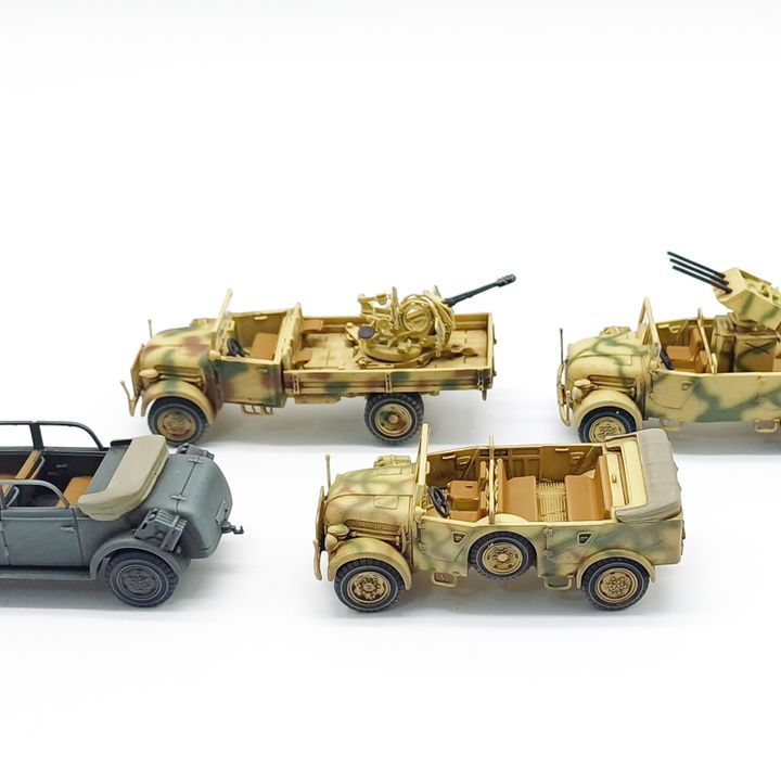3D Printable STL PACK - 16 STEYR+HORCH+MERCEDES BENZ Military cars of ...
