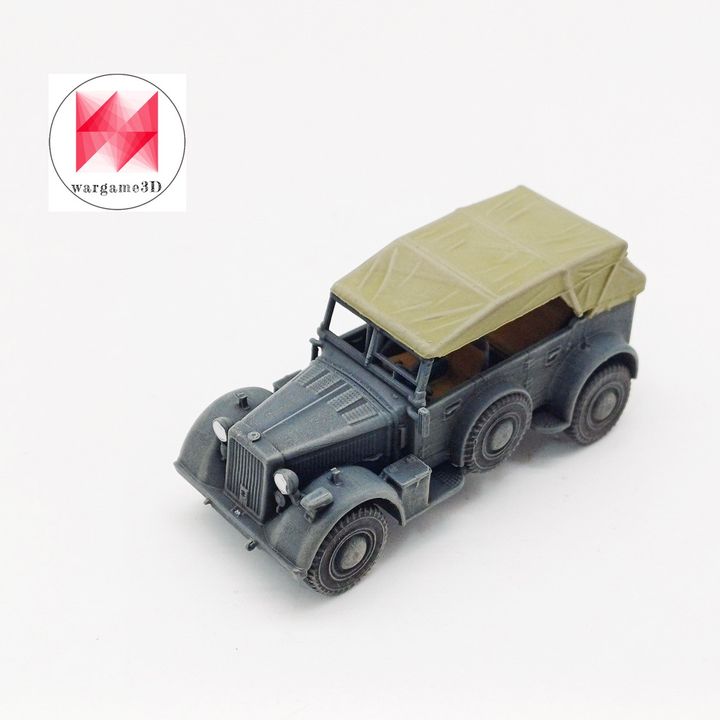 3D Printable STL PACK - 16 STEYR+HORCH+MERCEDES BENZ Military cars of ...