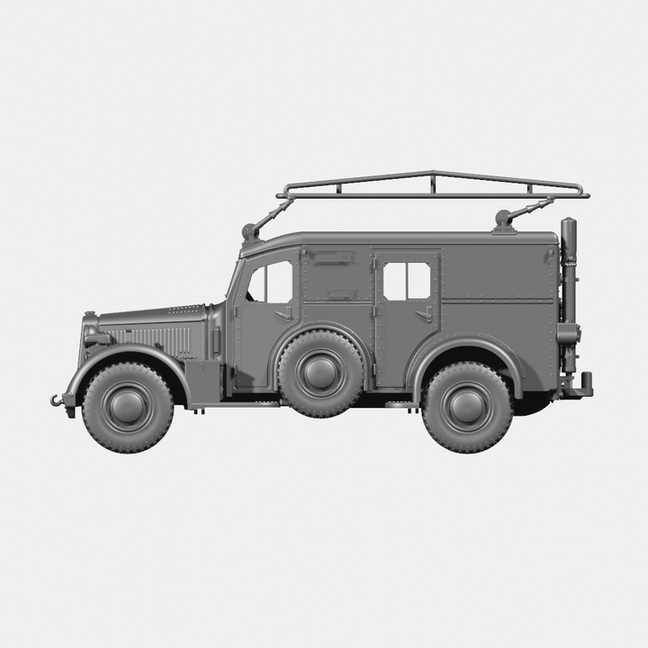 3D Printable STL PACK - 16 STEYR+HORCH+MERCEDES BENZ Military cars of ...
