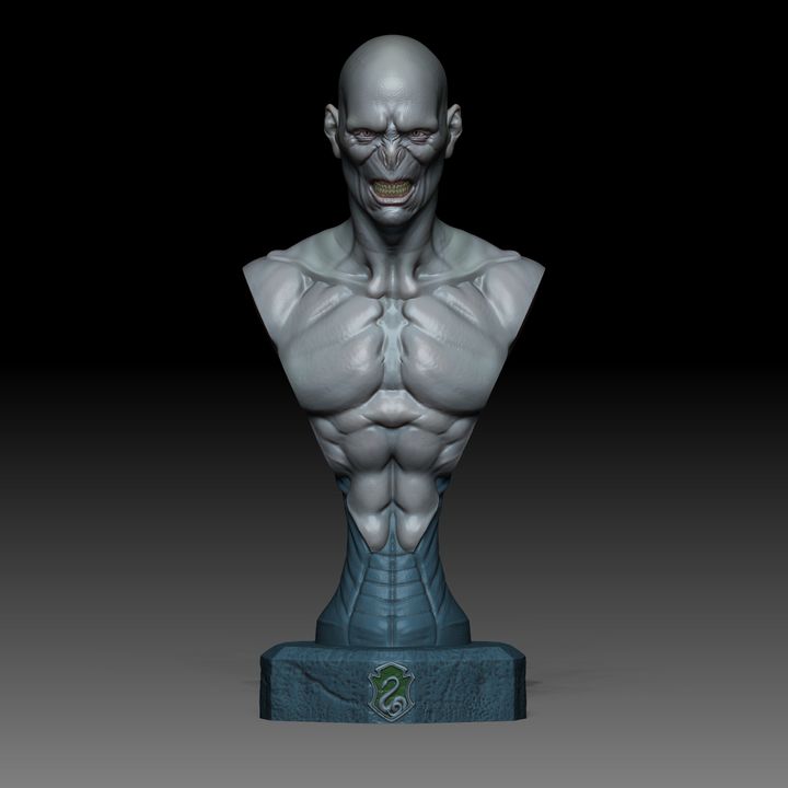 3D Printable Lord Voldemort from Harry Potter by Denis