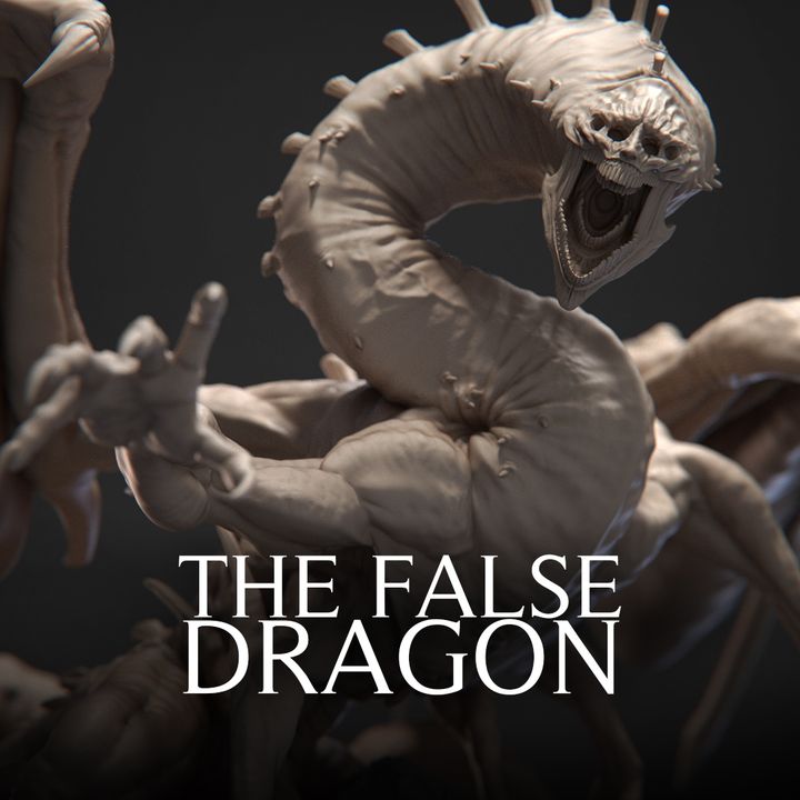 3D Printable The False Dragon by Comet Lord Miniatures