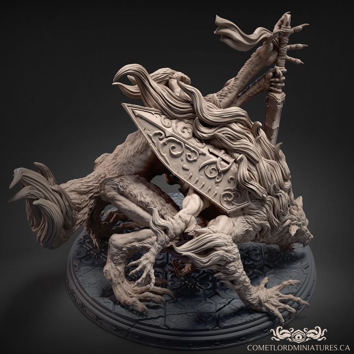 3D Printable The Nameless Beast by Comet Lord Miniatures