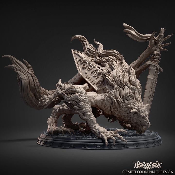 3D Printable The Nameless Beast by Comet Lord Miniatures