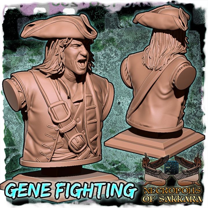 3D Printable Pirate Double Feature - Fantasy Collectors Miniature ...