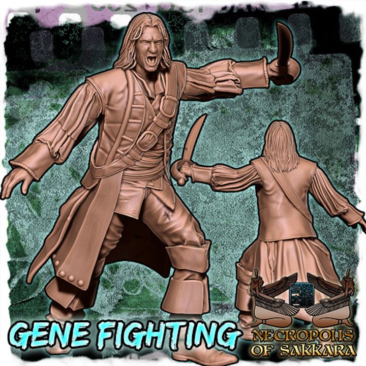 3D Printable Pirate Double Feature - Fantasy Collectors Miniature ...