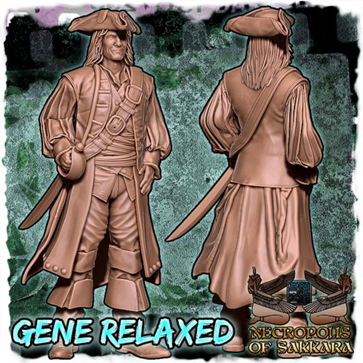 3D Printable Pirate Double Feature - Fantasy Collectors Miniature ...