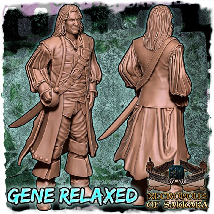 3D Printable Pirate Double Feature - Fantasy Collectors Miniature ...