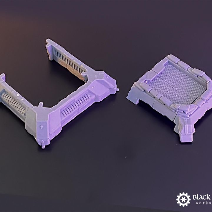 3D Printable Warset modular large bunker by BLACK COG Workshop