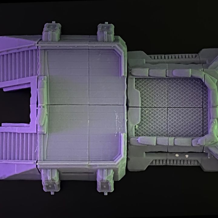 3D Printable Warset modular large bunker by BLACK COG Workshop