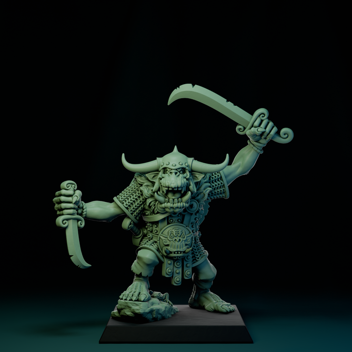 3D Printable The Longsnouts - Orc Command Group by The Longsnouts