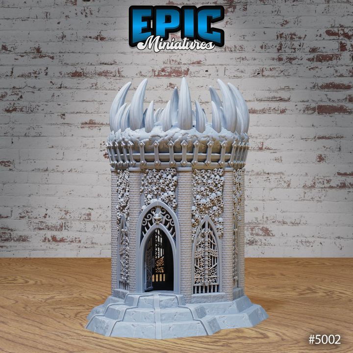 3D Printable Sacrifice Tower / Ceremonies Attendant / Ritual Building ...