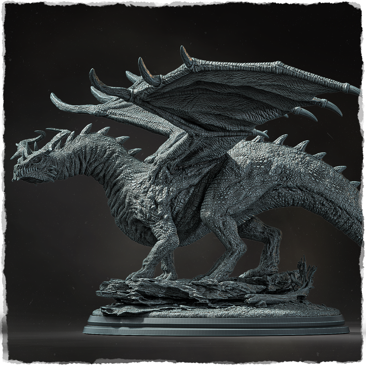 3D Printable South European Dragon by Evox Arts