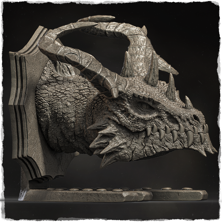 3D Printable South European (head trophy) by Evox Arts