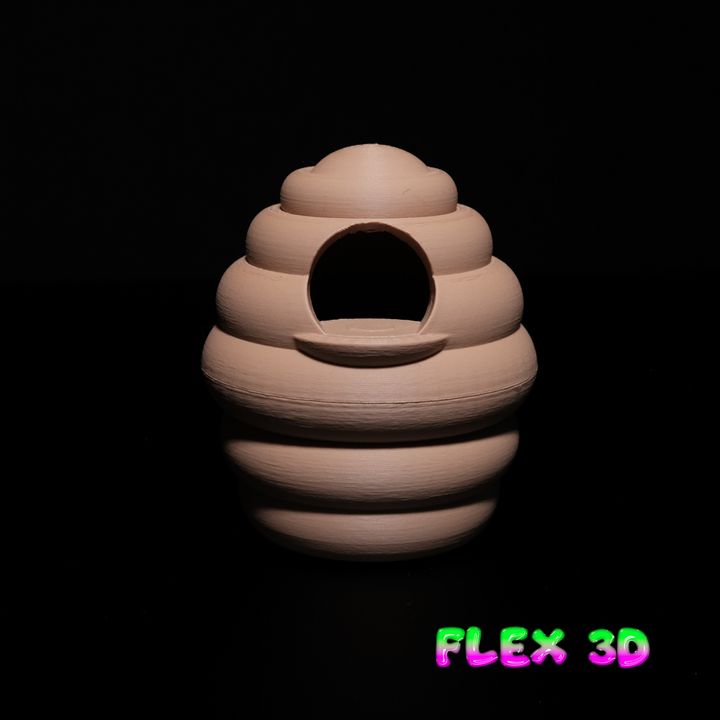 3D Printable Flex 3D Bee Chunky and Bee Hive Eggs by Flex 3D