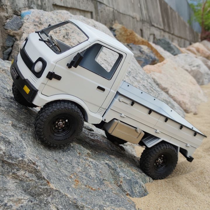3D Printable Crawler Kei Flatbed - 1/10 RC body attachment by Ian Jim