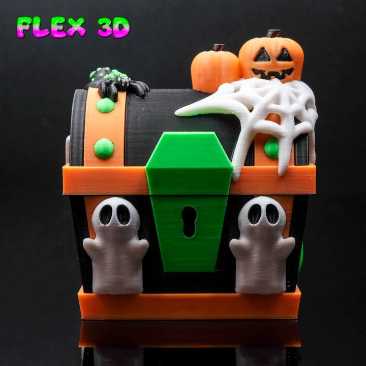 3D Printable Flex 3D Halloween Chest by Flex 3D
