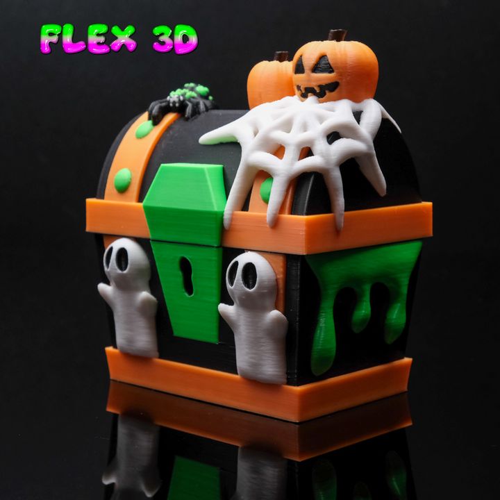 3D Printable Flex 3D Halloween Chest by Flex 3D
