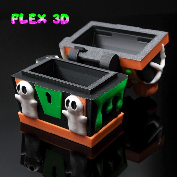3D Printable Flex 3D Halloween Chest by Flex 3D
