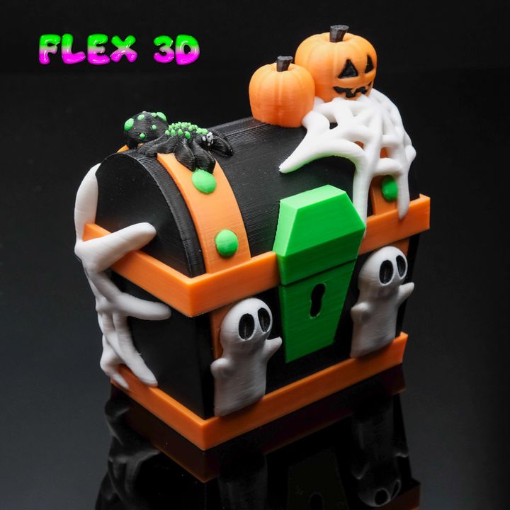 3D Printable Flex 3D Halloween Chest by Flex 3D
