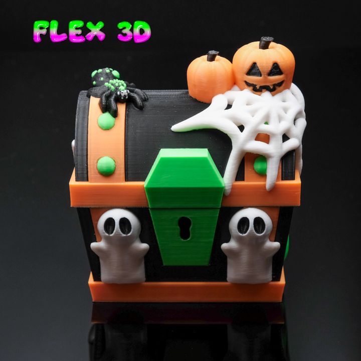 3D Printable Flex 3D Halloween Chest by Flex 3D