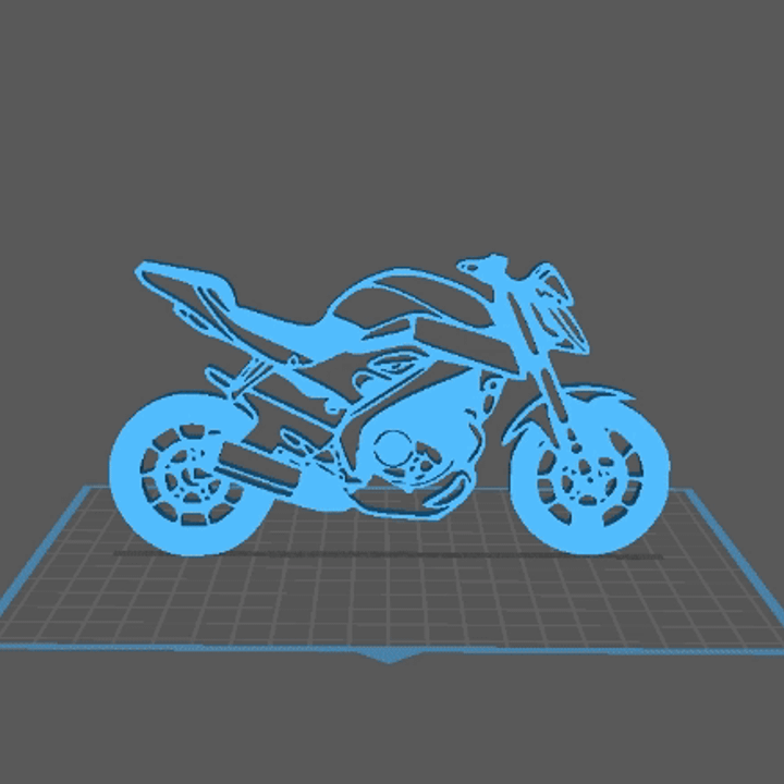 3D Printable Yamaha - MT 125 by Paul Wust