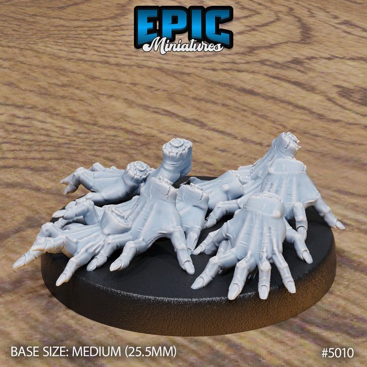 3D Printable Crawling Hand Swarm Big / Nightmare Encounter / Hell Spawn ...