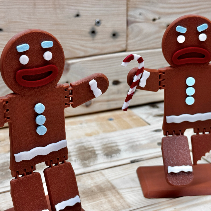 3D Printable Gingerbread Person by ENIQUE3D