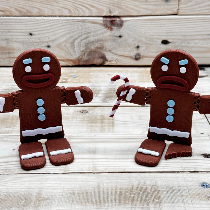 3D Printable Gingerbread Person by ENIQUE3D