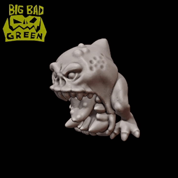 3D Printable FERAL ORC BRUTE by BIG BAD GREEN