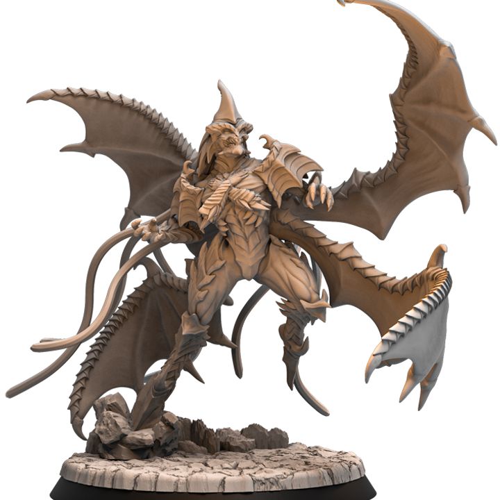 3D Printable PRE-SUPPORTED Abyssus the Voidcaller - 32mm - DnD by RN ...