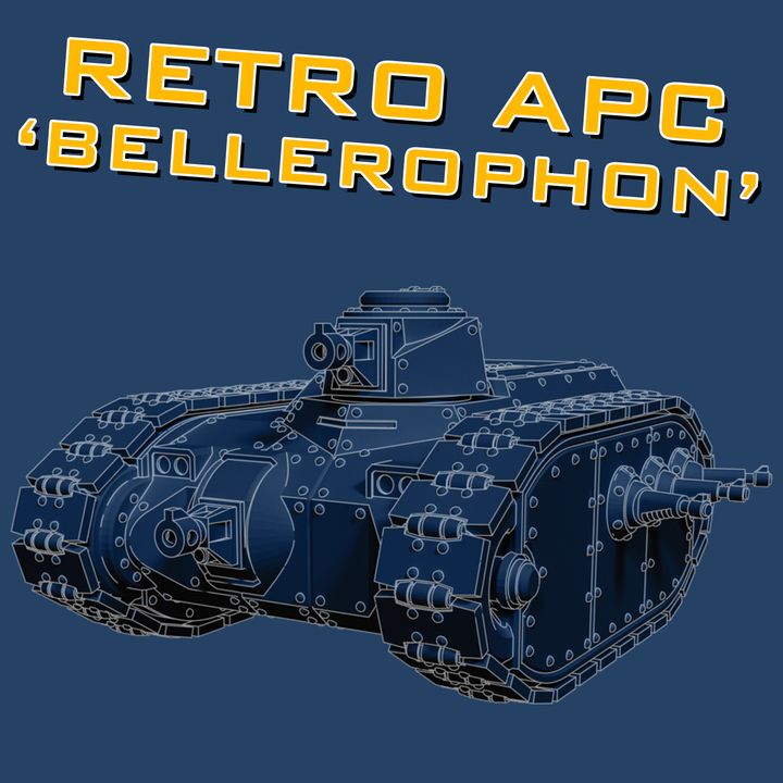3D Printable Retro APC 'Bellerophon' by Doctor Spork