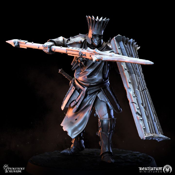 3D Printable Bulwarks: Multipart Kit | Penitent Crusade | Paladin by ...