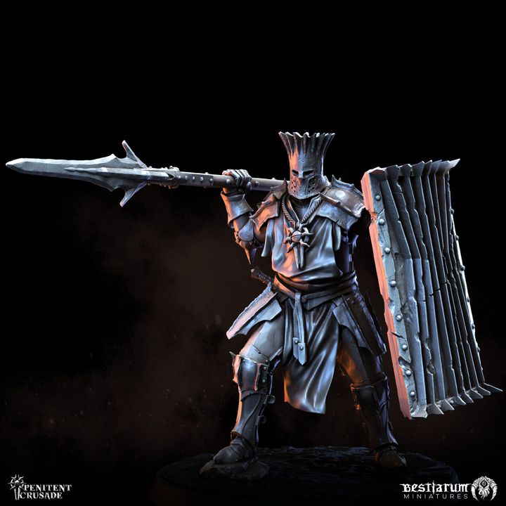 3D Printable Bulwarks: Multipart Kit | Penitent Crusade | Paladin by ...