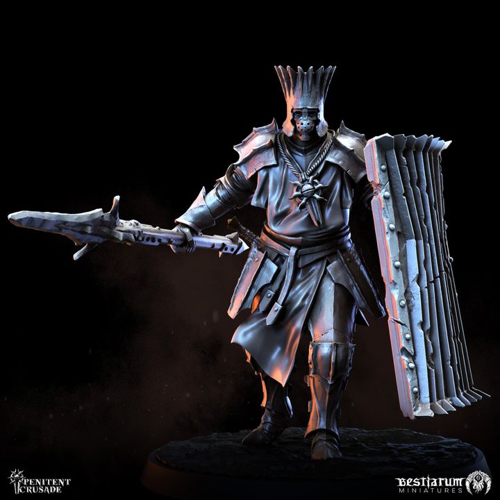 3D Printable Bulwarks: Multipart Kit | Penitent Crusade | Paladin by ...