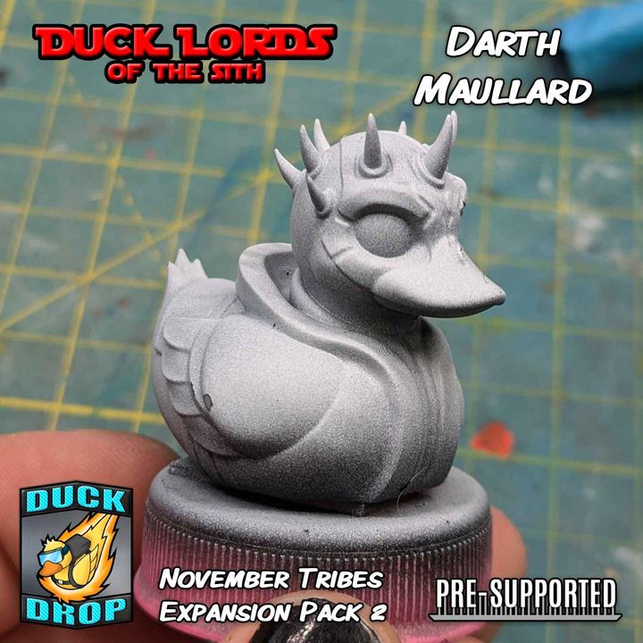 3D Printable DARTH MAULLARD - Sith Lord Rubber Duck Art Toy by Mike ...