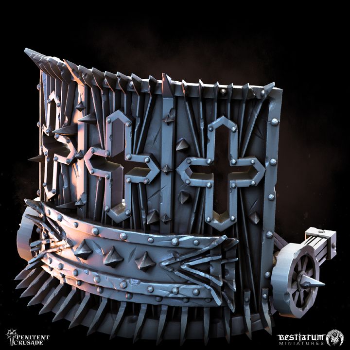 3D Printable Siege Shields | Penitent Crusade | War Machine by ...