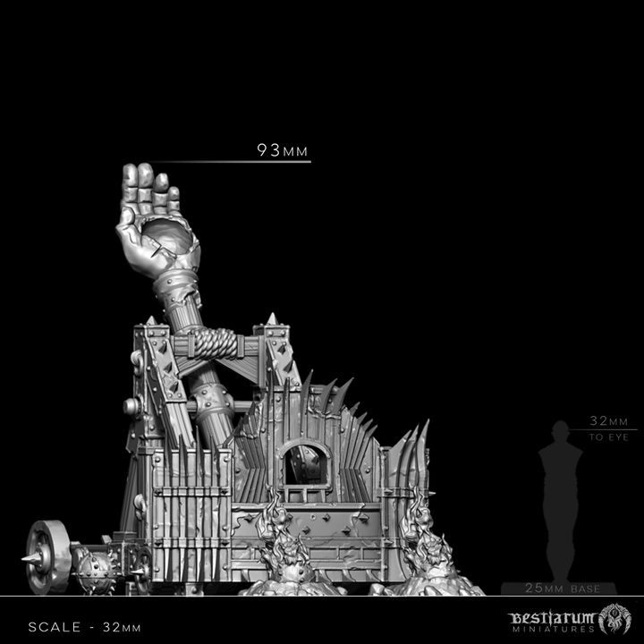 3D Printable Siege Catapult | Penitent Crusade | War Machine by ...