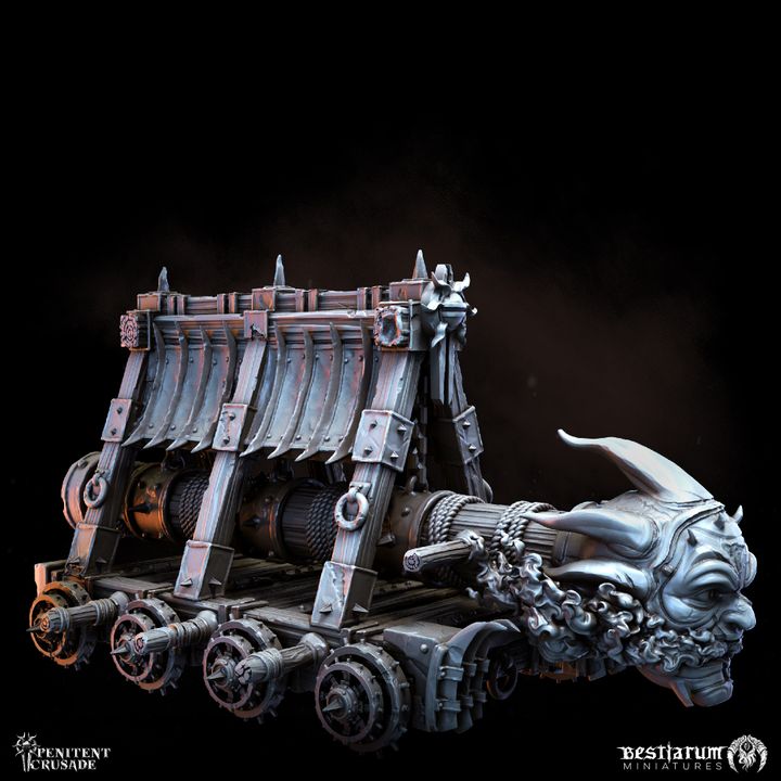 3D Printable Battering Ram | Penitent Crusade | War Machine by ...
