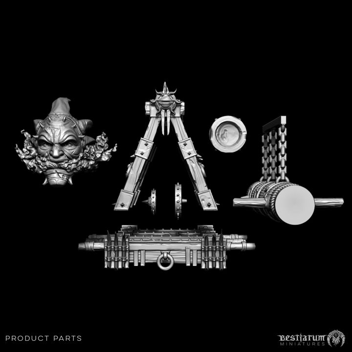 3D Printable Battering Ram | Penitent Crusade | War Machine by ...