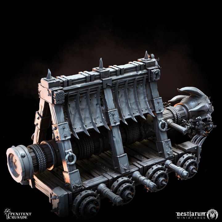 3D Printable Battering Ram | Penitent Crusade | War Machine by ...