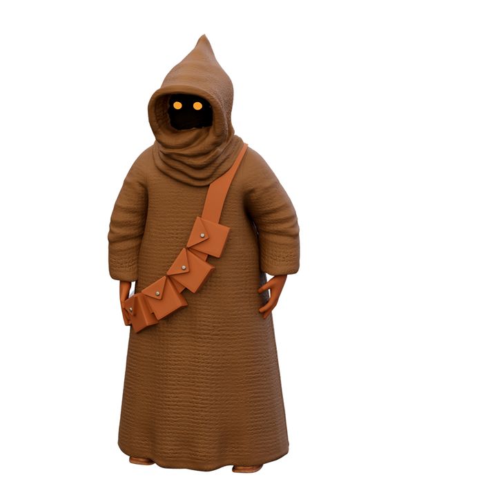 3D Printable Cloaked Thieves by Kathy Millatt Modelling