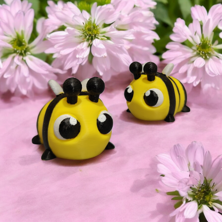 3D Printable Flexi Articulating Bee by 3DJPDESIGNS
