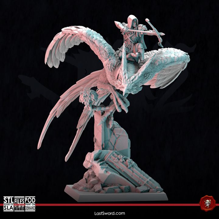 3D Printable Wind Riders by LastSword Miniatures