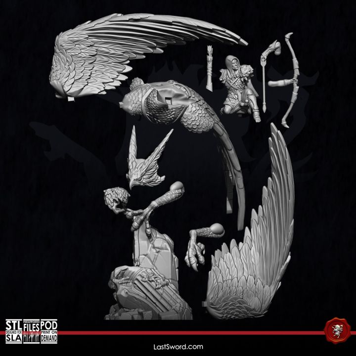 3D Printable Wind Riders by LastSword Miniatures