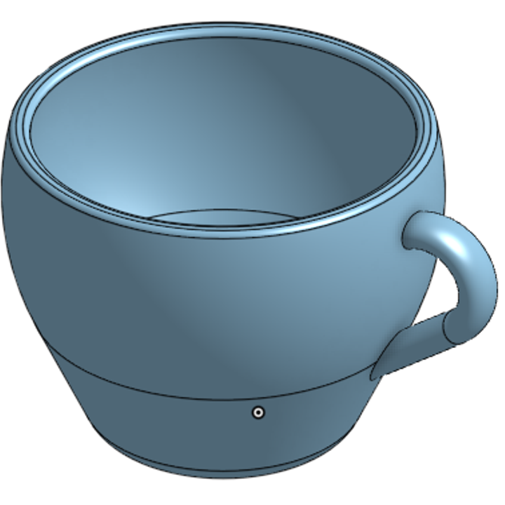 3D Printable Coffee cup by Jacob her