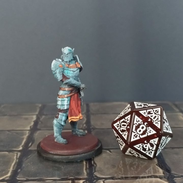 3D Printable Rune Knight - Human by Tenda Orc Studio