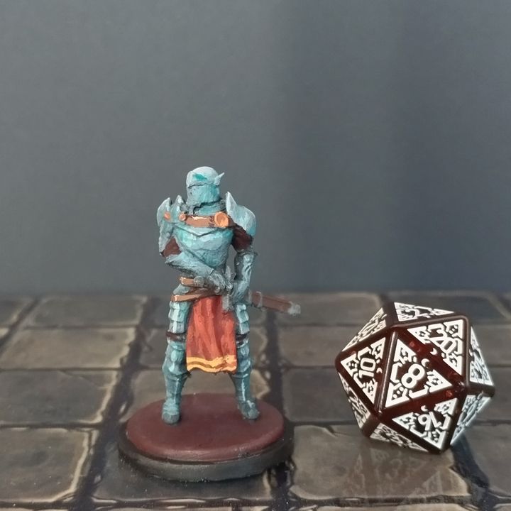 3D Printable Rune Knight - Human by Tenda Orc Studio