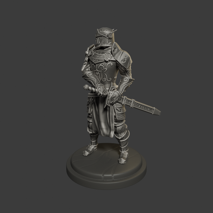 3D Printable Rune Knight - Human by Tenda Orc Studio