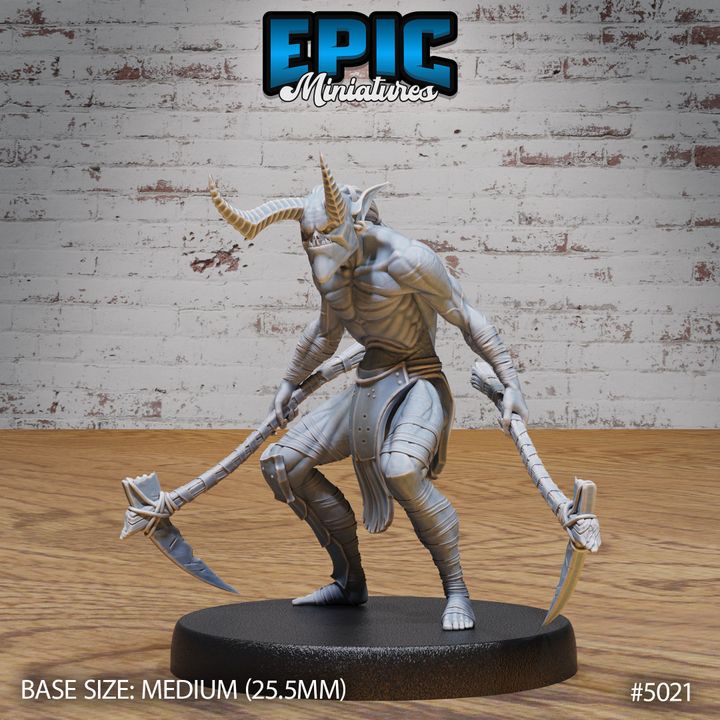 3D Printable Lower Devil Warrior Axe / Demonic Beast / Diablo Guard ...