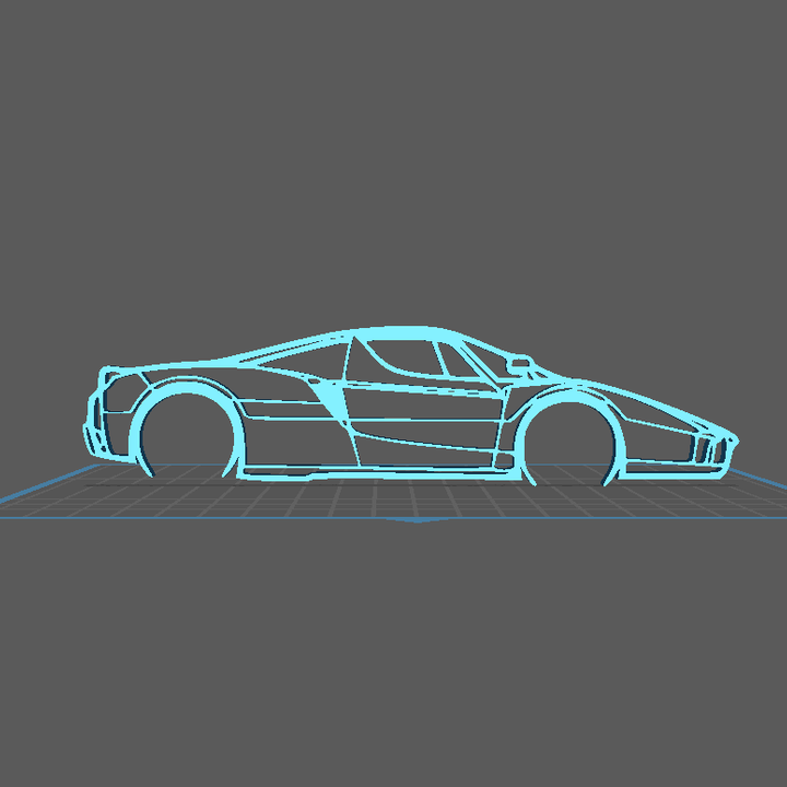 3D Printable Ferrari - Enzo by Paul Wust